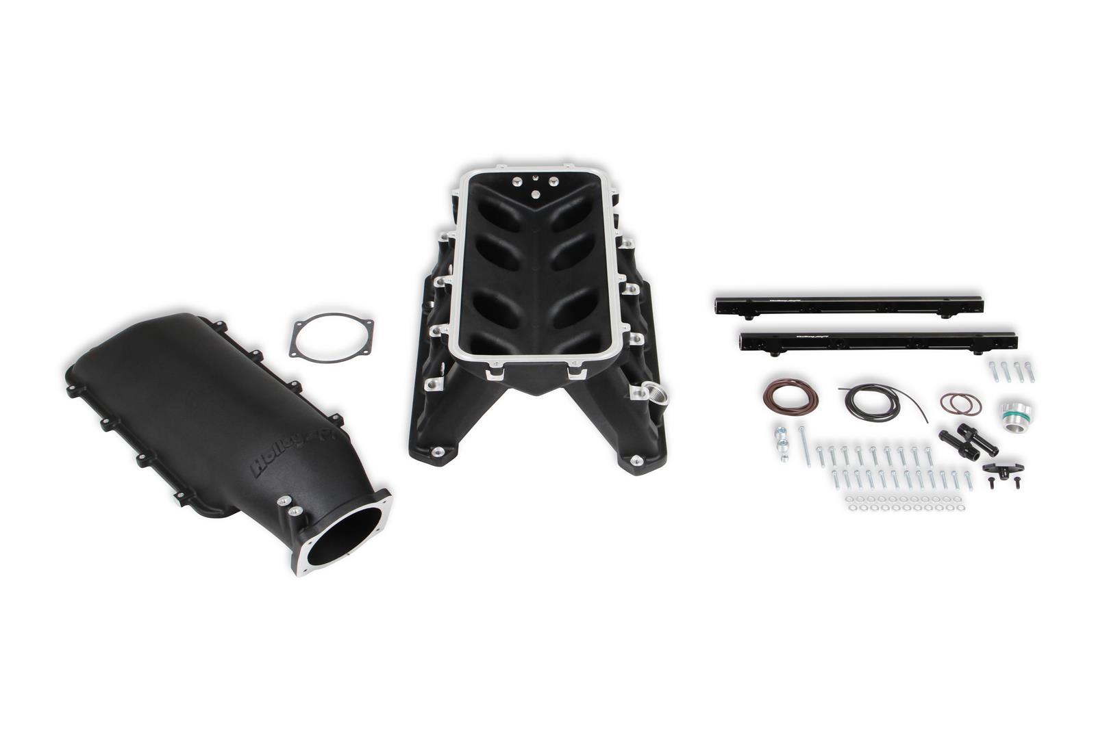 Holley 300-650BK Holley EFI Gen III Hemi Hi-Ram Intake Manifolds ...