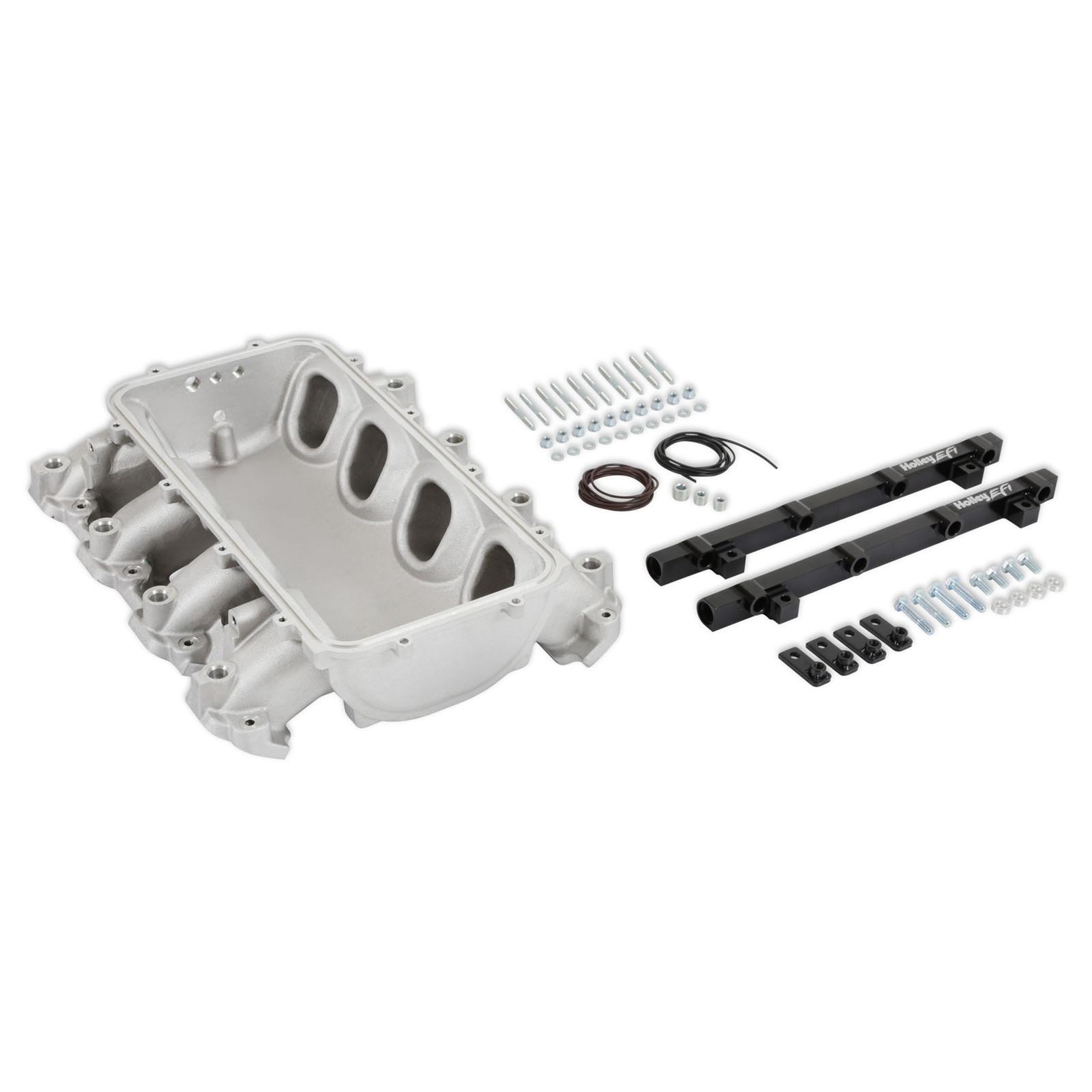 Holley 300-711BK Holley EFI LT1 Gen V Lo-Ram Intake Manifolds | Summit ...