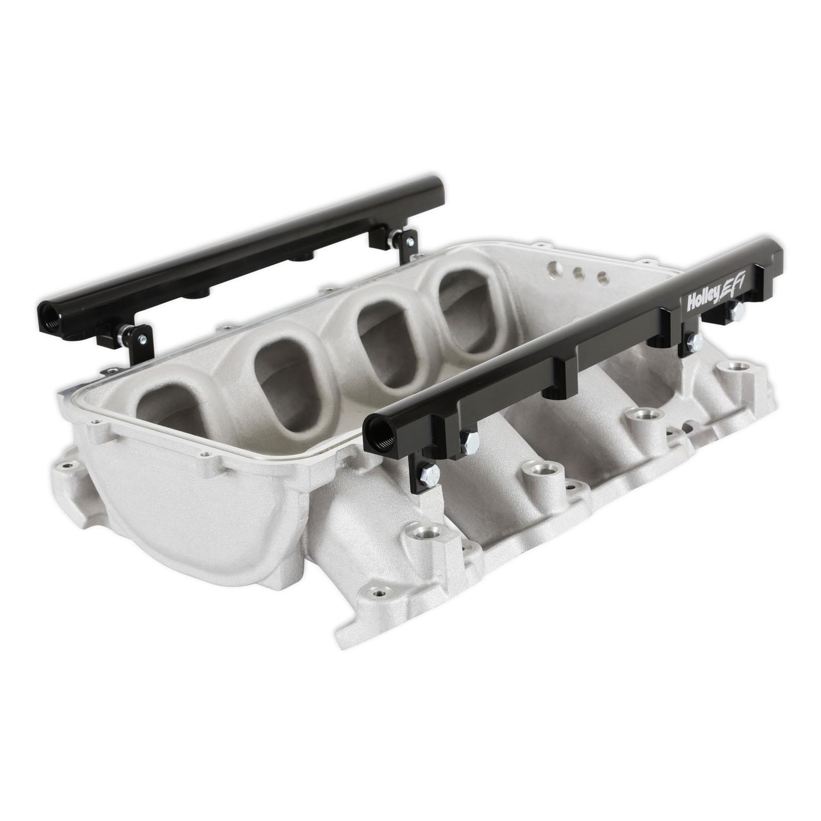 Holley 300-711BK Holley EFI LT1 Gen V Lo-Ram Intake Manifolds | Summit ...