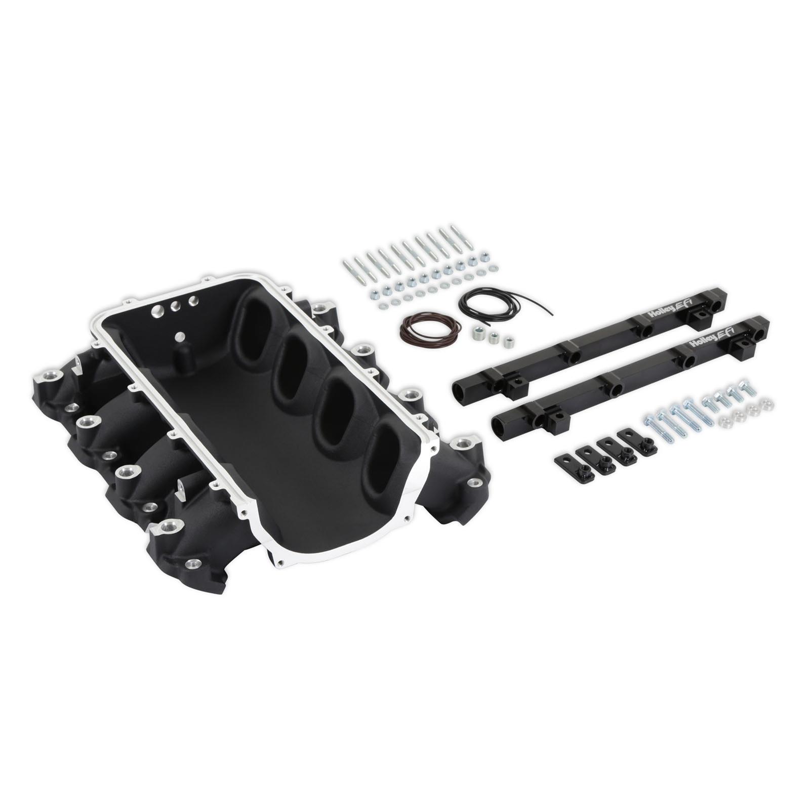 Holley 300-713BK Holley EFI LT1 Gen V Ultra Lo-Ram Intake Manifolds ...