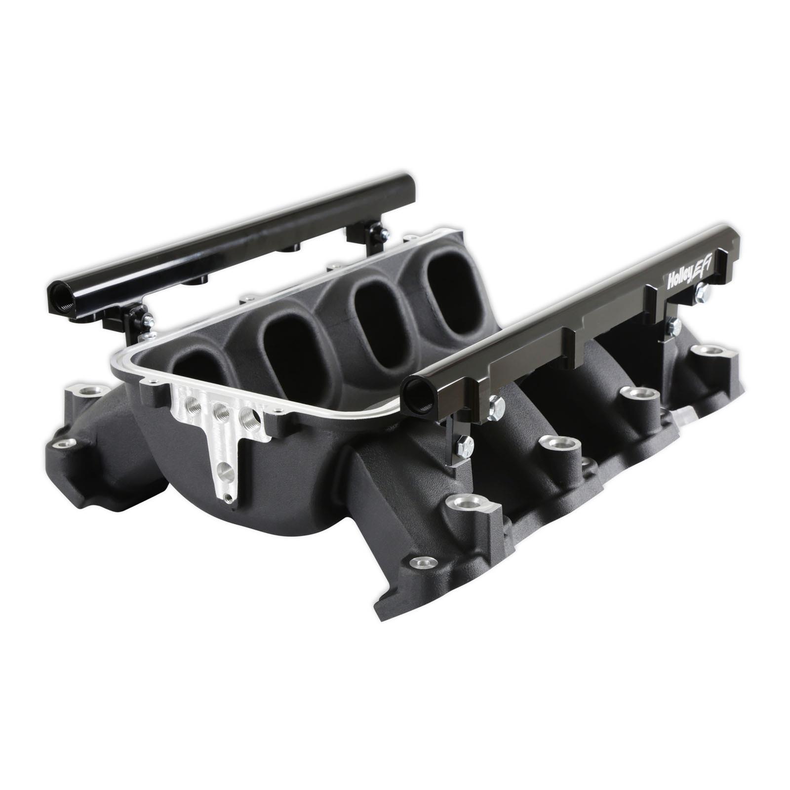 Holley 300-713BK Holley EFI LT1 Gen V Ultra Lo-Ram Intake Manifolds ...