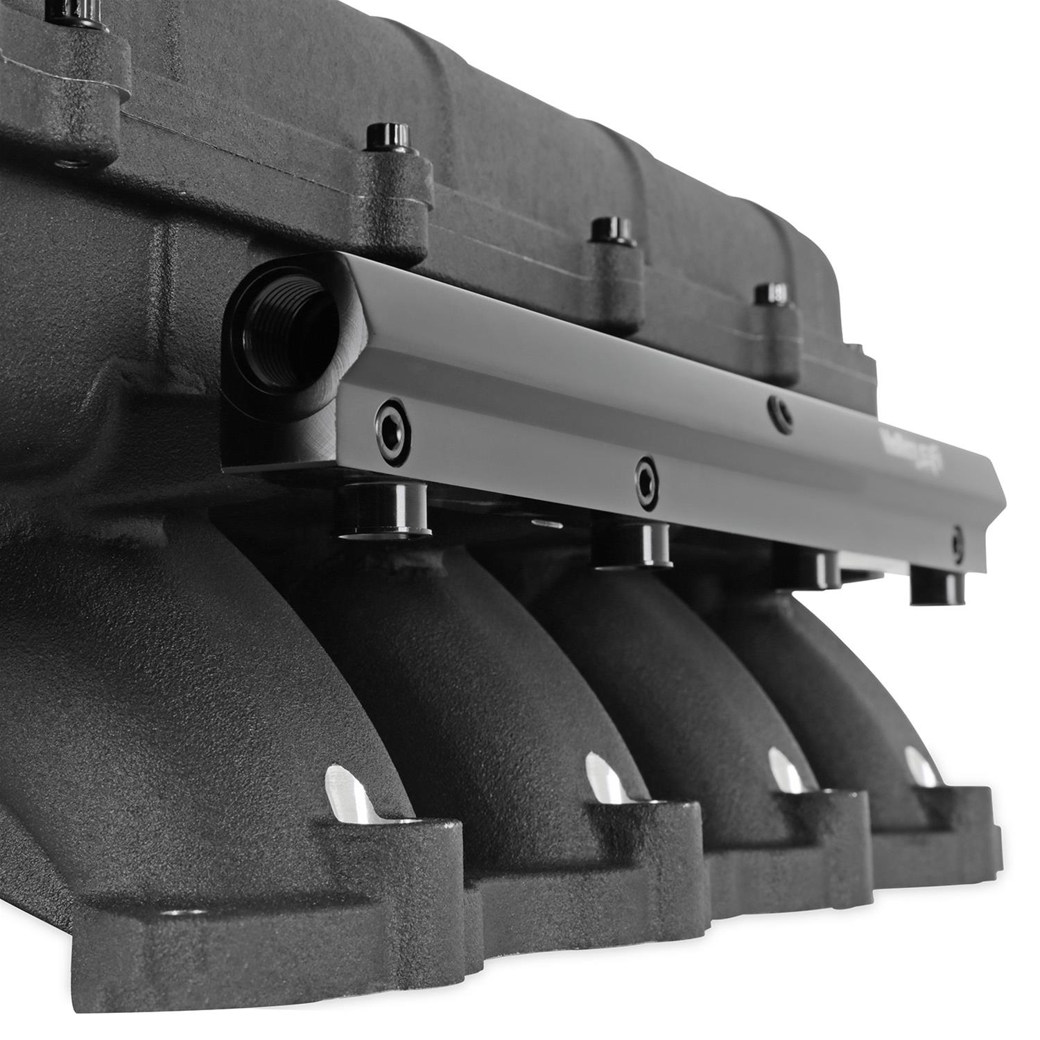 Holley 300-911BK Holley EFI Coyote Ultra Lo-Ram Intake Manifolds ...