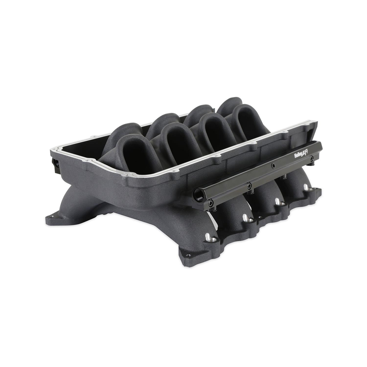 Holley 300-921BK Holley EFI Coyote Ultra Lo-Ram Intake Manifolds ...