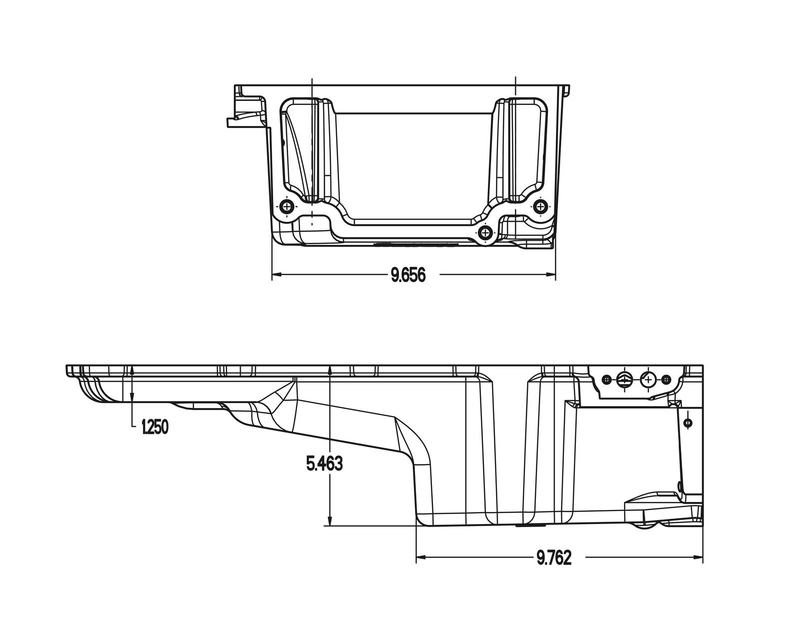 Holley 302-2 Holley Retrofit Engine Oil Pans for GM LS Engines | Summit ...
