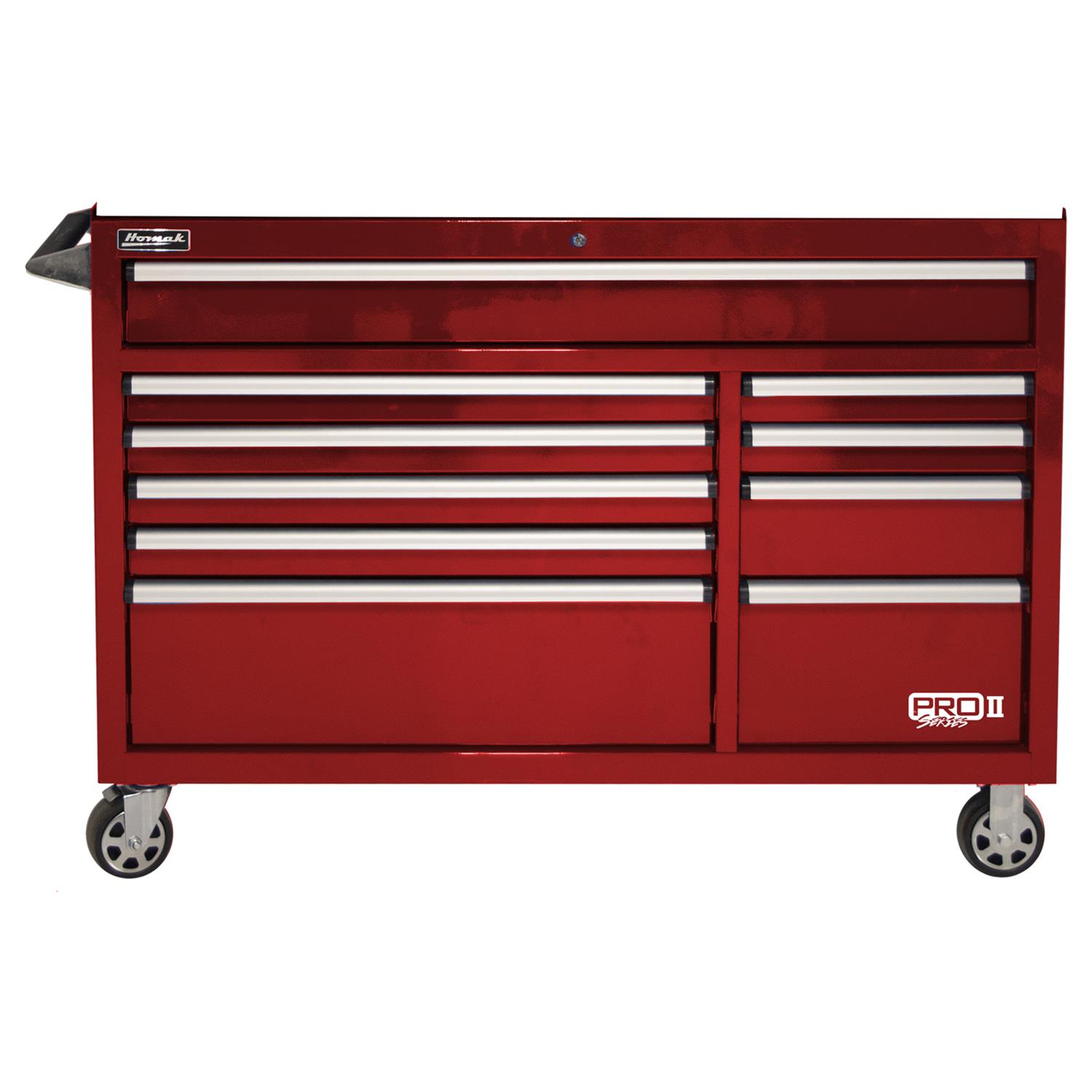 Homak Toolboxes RD04054210 Homak 54 in. Pro II Series Rolling Cabinets ...