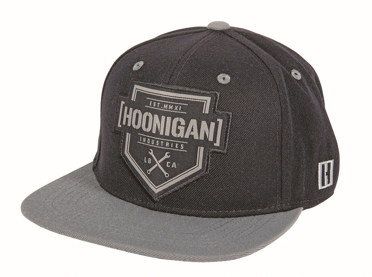 HOONIGAN INDUSTRIES HA302BKTX Hoonigan Bracket X SS Black Flat Brim ...