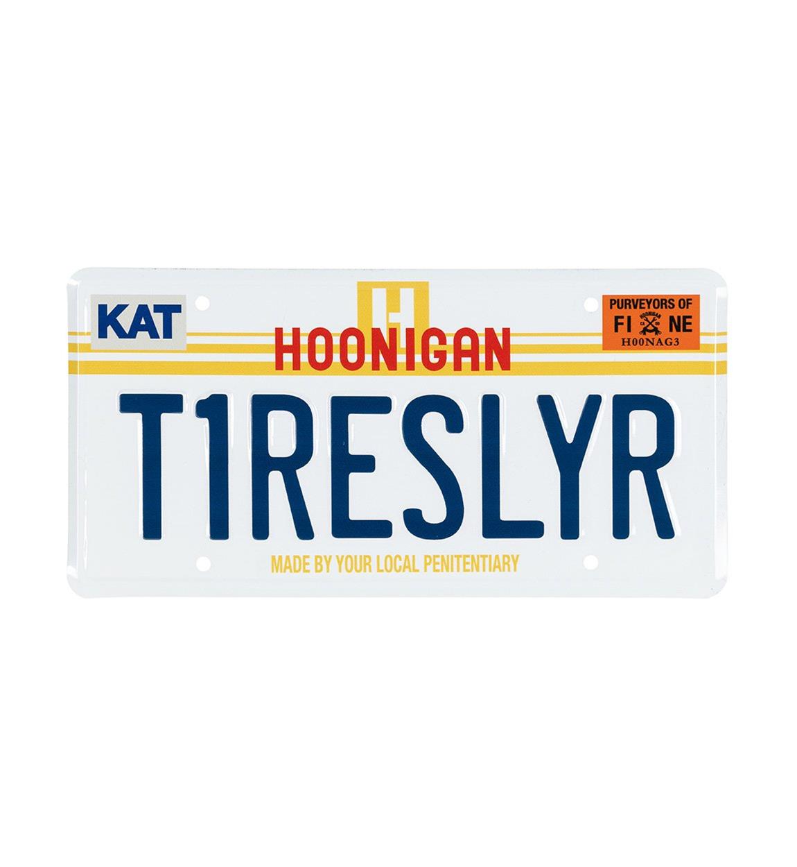 HOONIGAN INDUSTRIES HA411T1SL Hoonigan T1RESLYR License Plates | Summit ...