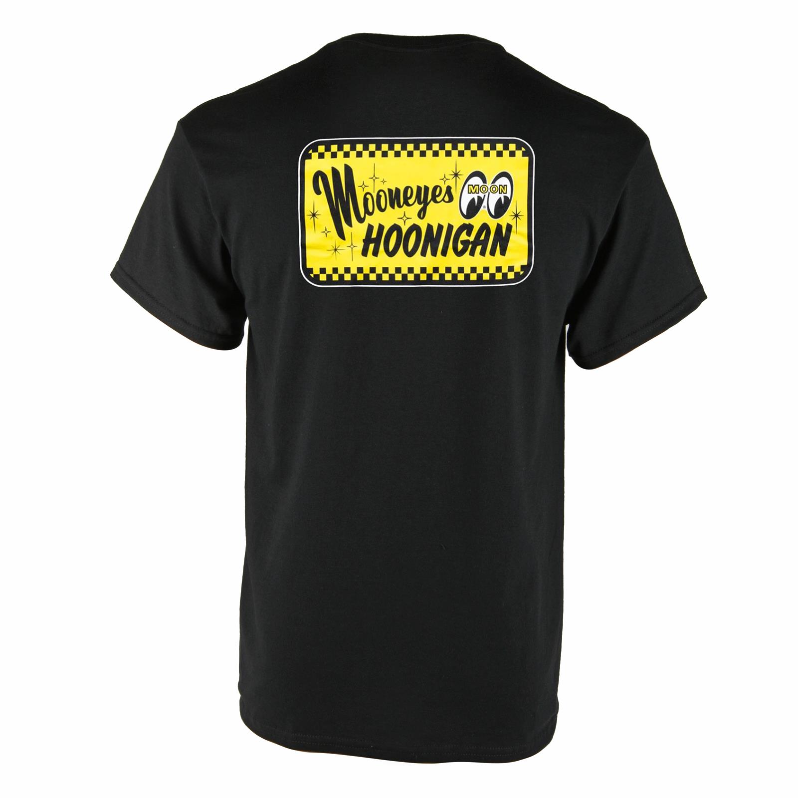 HOONIGAN INDUSTRIES HN24210GWH-BLK-XL Hoonigan Mooneyes Logo T-Shirts ...