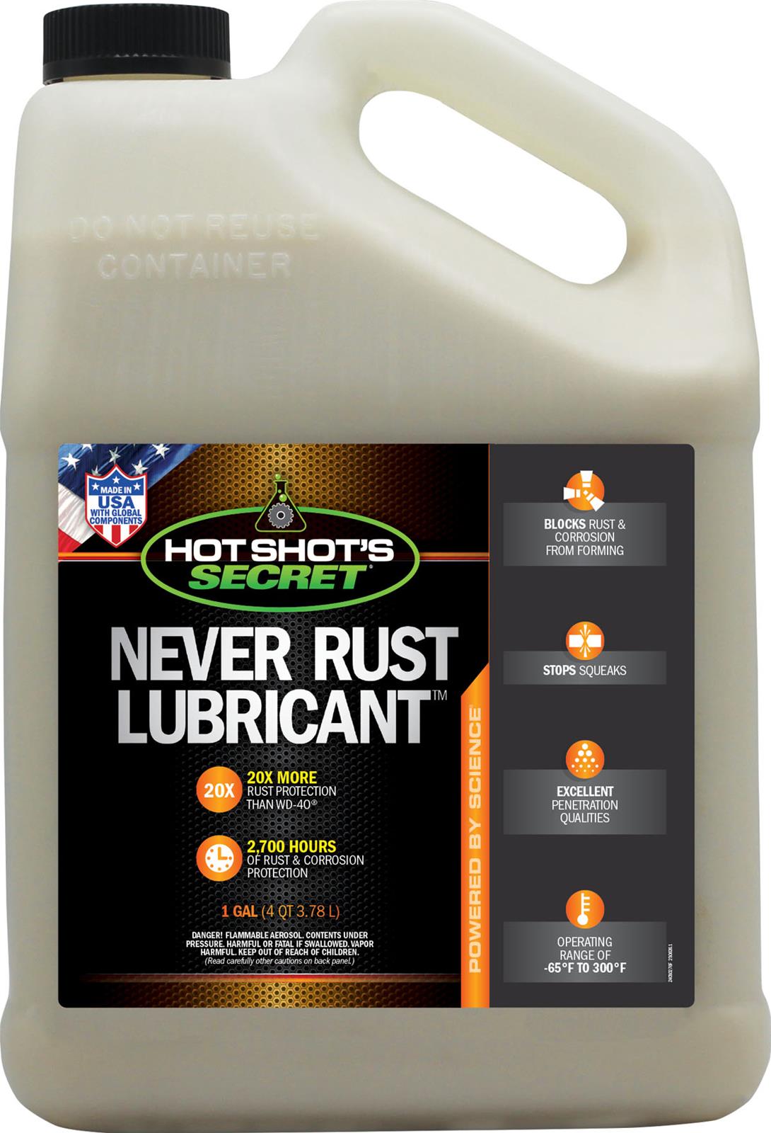 Hot Shot's Secret HSSNR1G Hot Shot's Secret Never Rust Lubricant ...