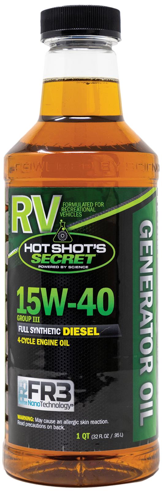 Hot Shot's Secret HSSRVDSLGENOIL32Z Hot Shot's Secret 15W-40 Generator ...