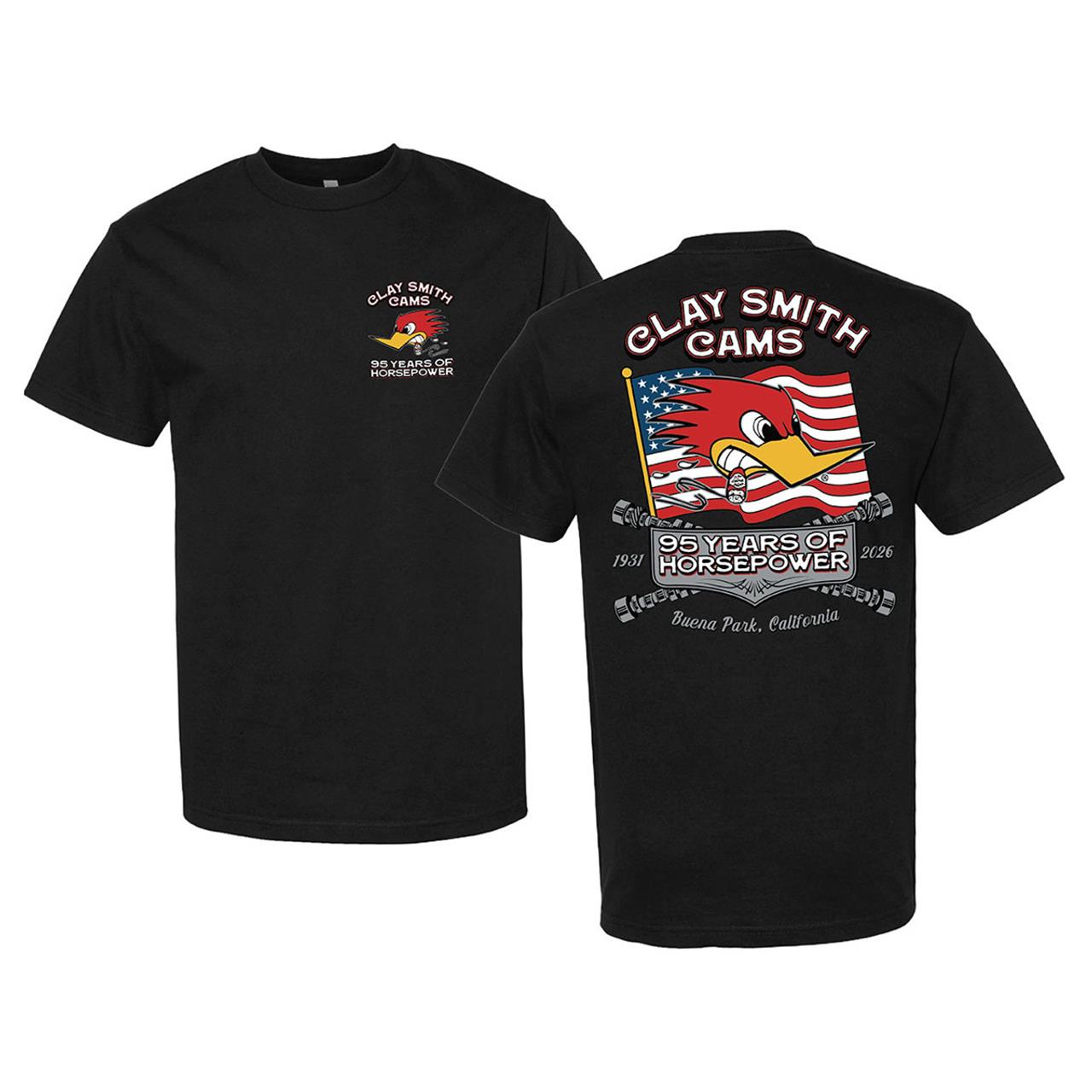 Clay Smith Engineering M91-MD Clay Smith Cams 95th Anniversary T-Shirts ...