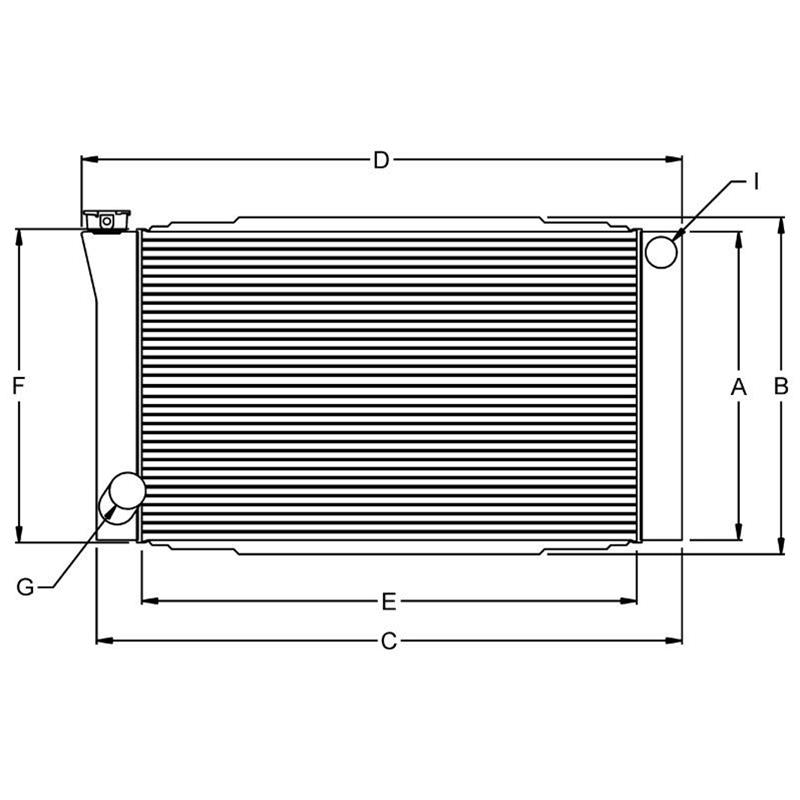 Howe Racing 342AAFNF Howe Aluminum Radiators | Summit Racing