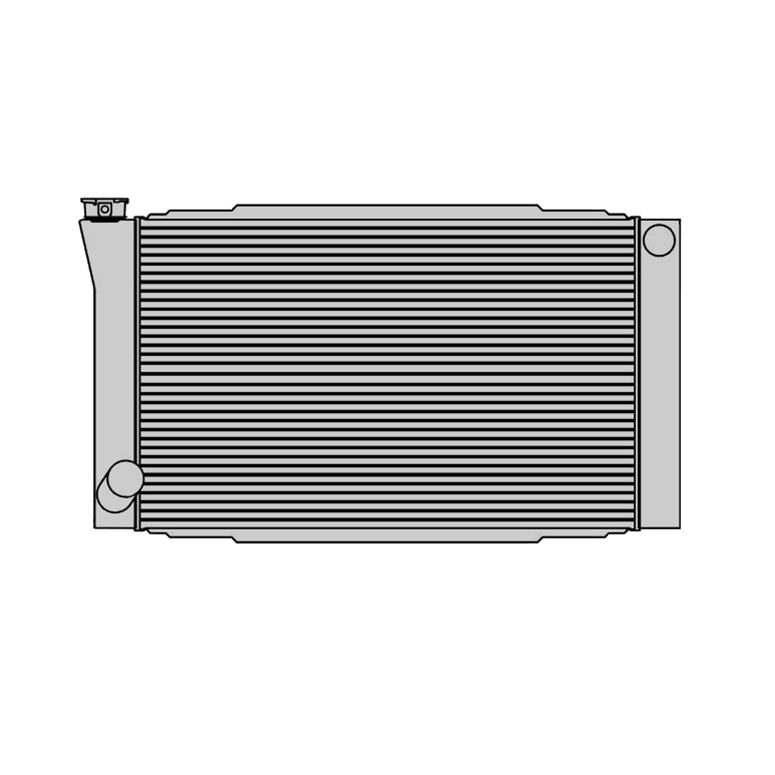 Howe Racing 342AAFNF Howe Aluminum Radiators | Summit Racing