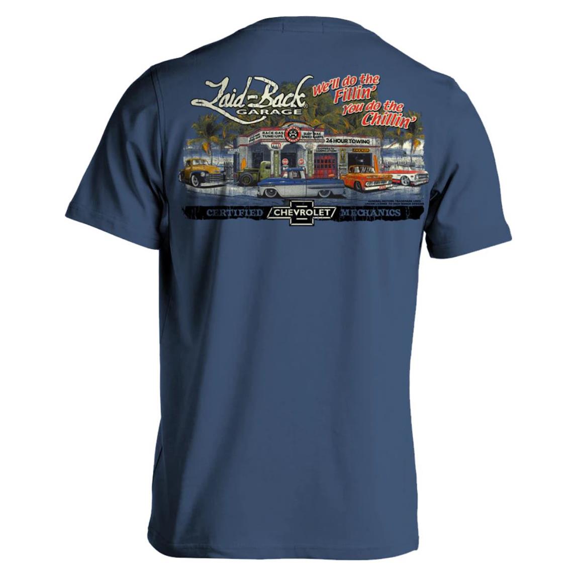 Laid-Back Dream Garage Chevy Truck T-Shirt | Summit Racing