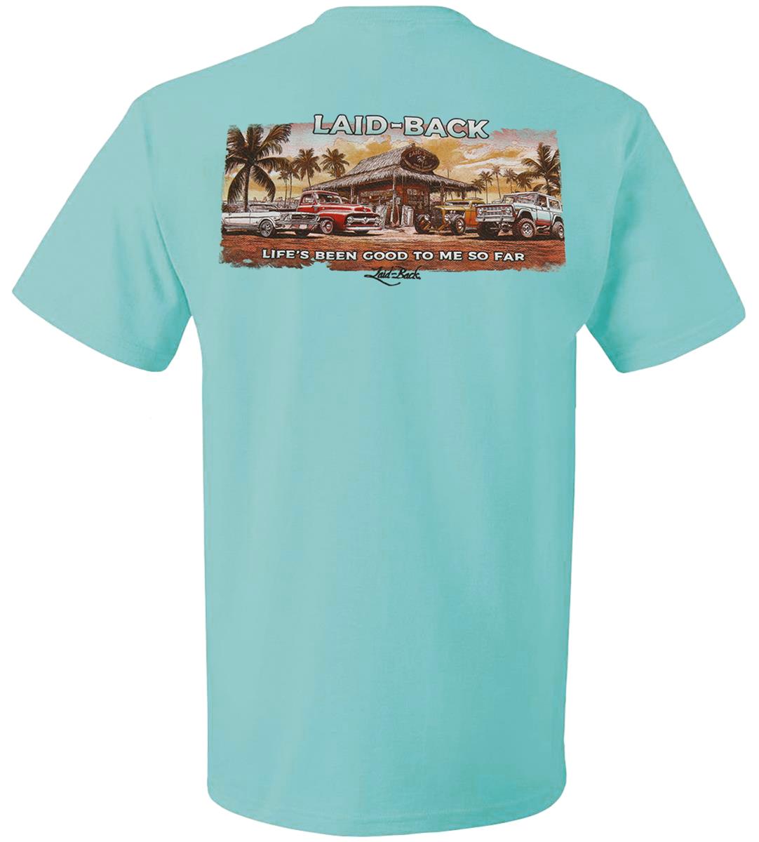 LAID-BACK LB33069SST_3X Laid-Back Ford Tiki Shack T-Shirt | Summit Racing