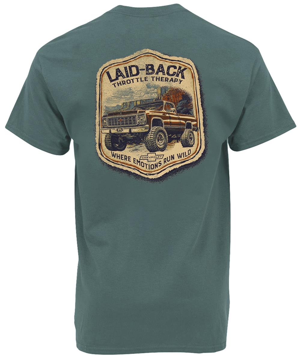 LAID-BACK LB33093SST_2X Laid-Back Soundtrack 80 Chevy Truck T-Shirt ...