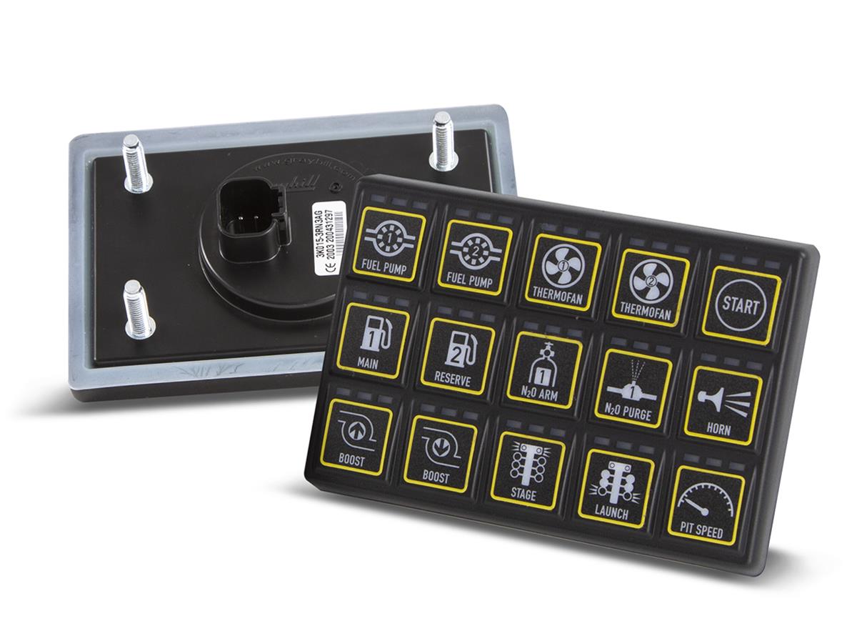 Haltech HT-011502 Haltech CAN 15 Button Keypads | Summit Racing