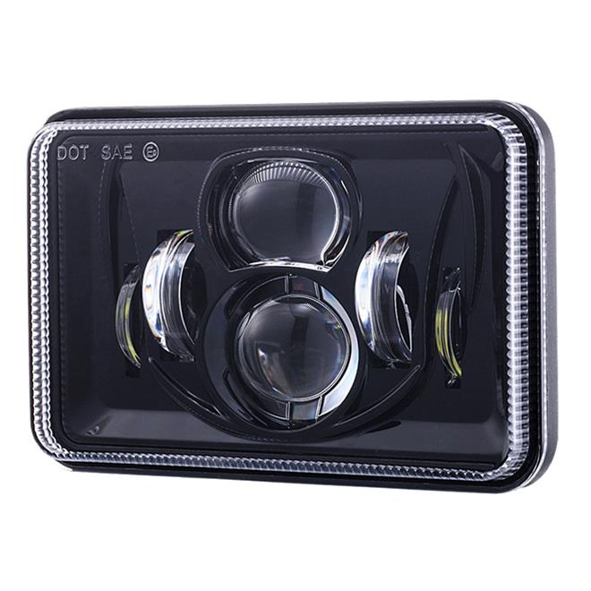 Haizer Lighting HZR-4686-B Haizer Projector LED Headlights | Summit Racing