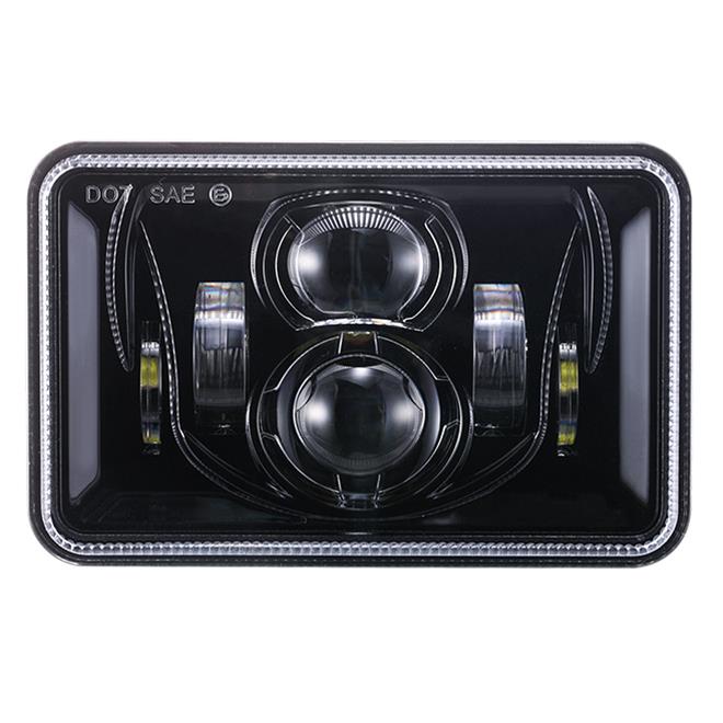 Haizer Lighting HZR-4686-B Haizer Projector LED Headlights | Summit Racing