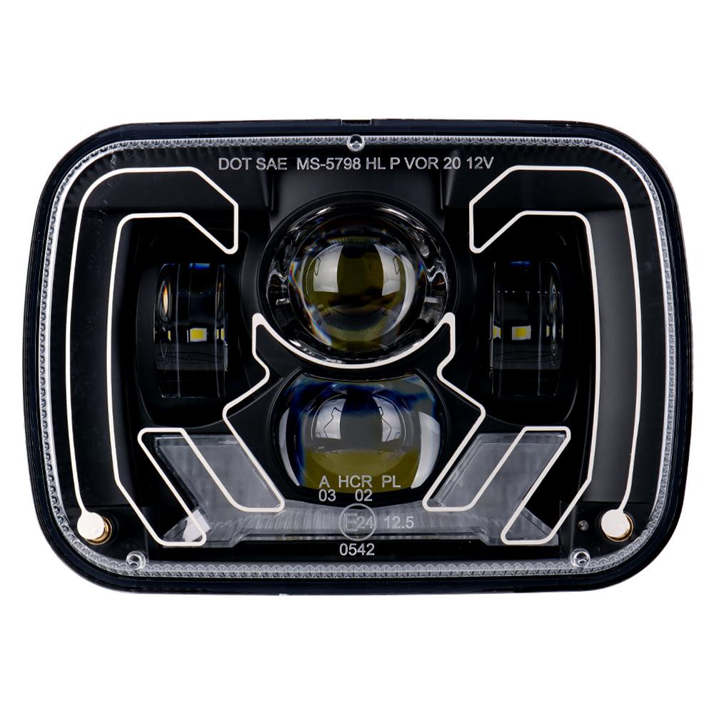 Haizer Lighting HZR-5798H-B Haizer Projector LED Headlights | Summit Racing