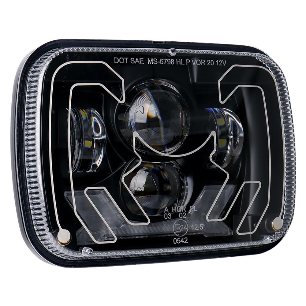 Haizer Lighting HZR-5798H-B Haizer Projector LED Headlights | Summit Racing