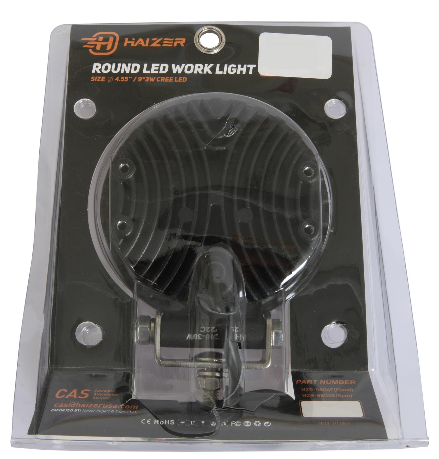 Haizer Lighting HZR-9604S Haizer Iron Series Work Lights | Summit Racing