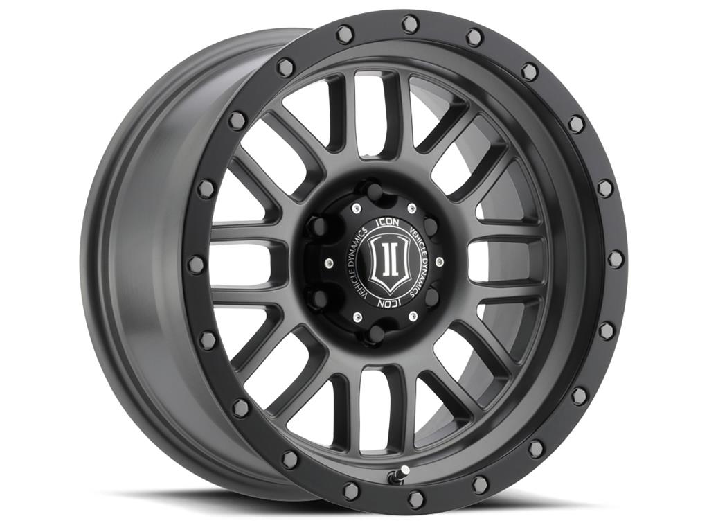 ICON Alloys 1217858347TT Icon Alloys Alpha Titanium Wheels | Summit Racing