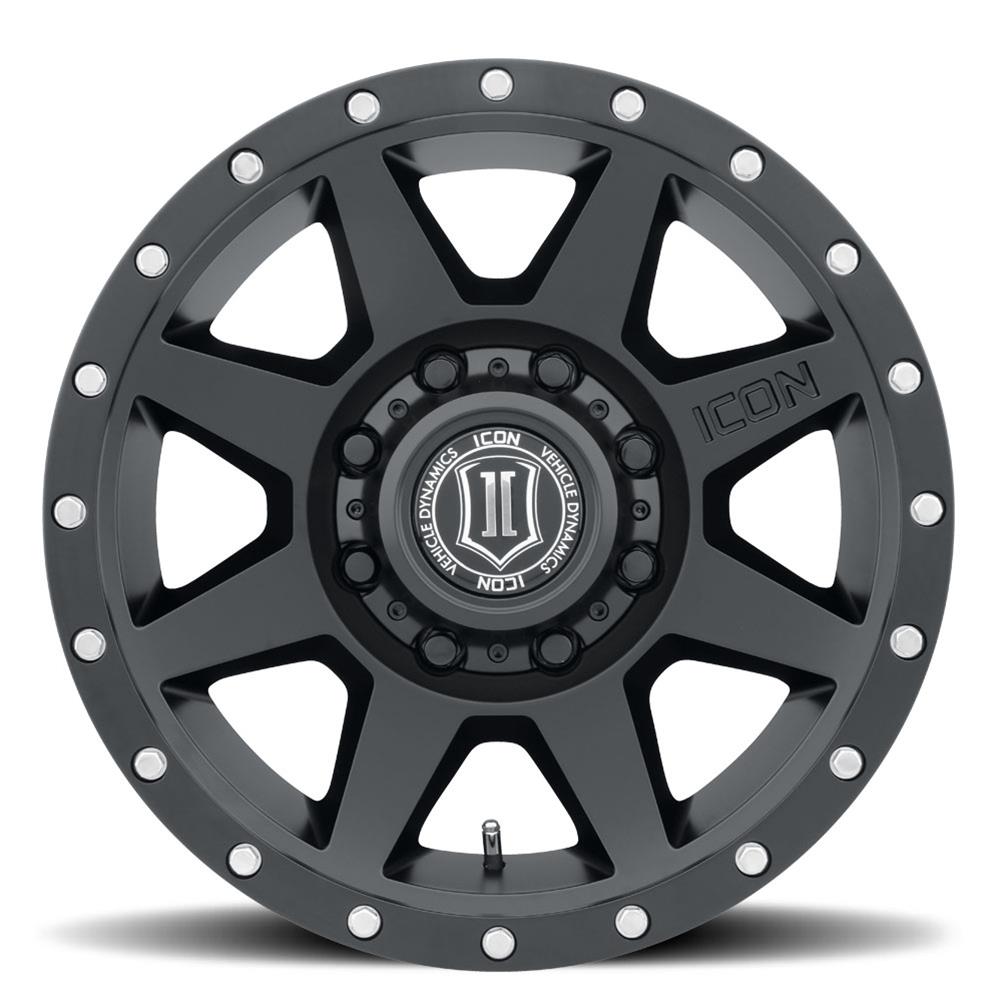 ICON Alloys 1818908955SB Icon Alloys Rebound HD Satin Black Wheels ...