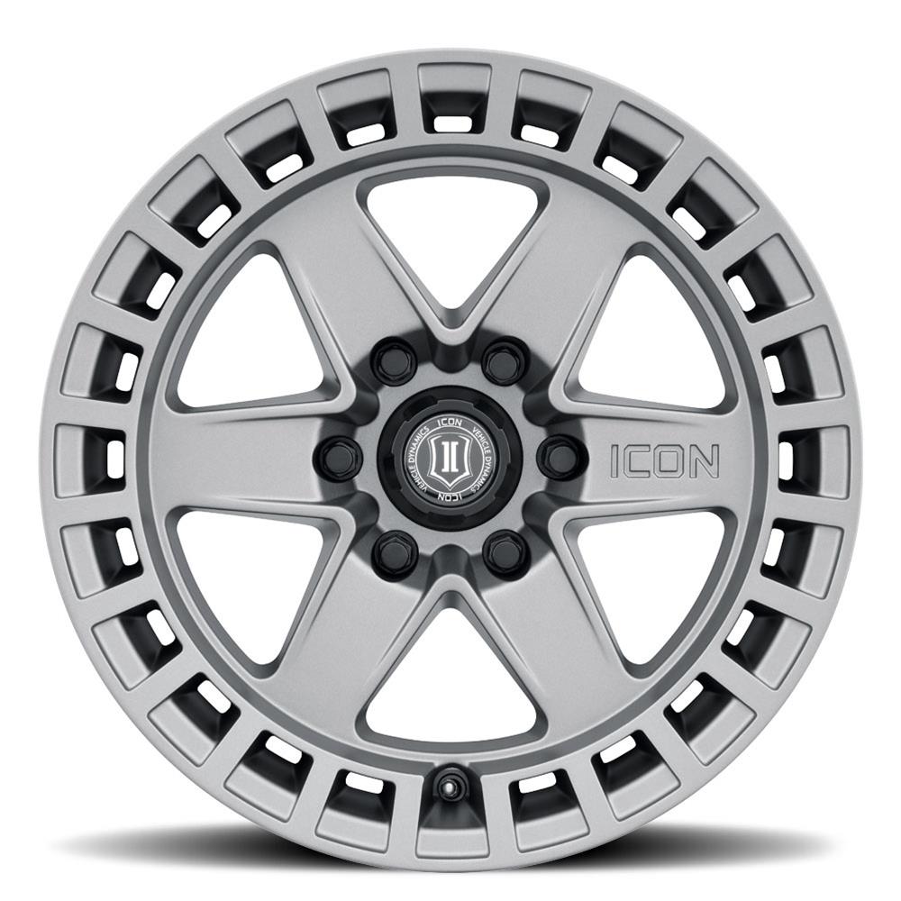 Icon Alloys Raider Titanium Wheels | Summit Racing