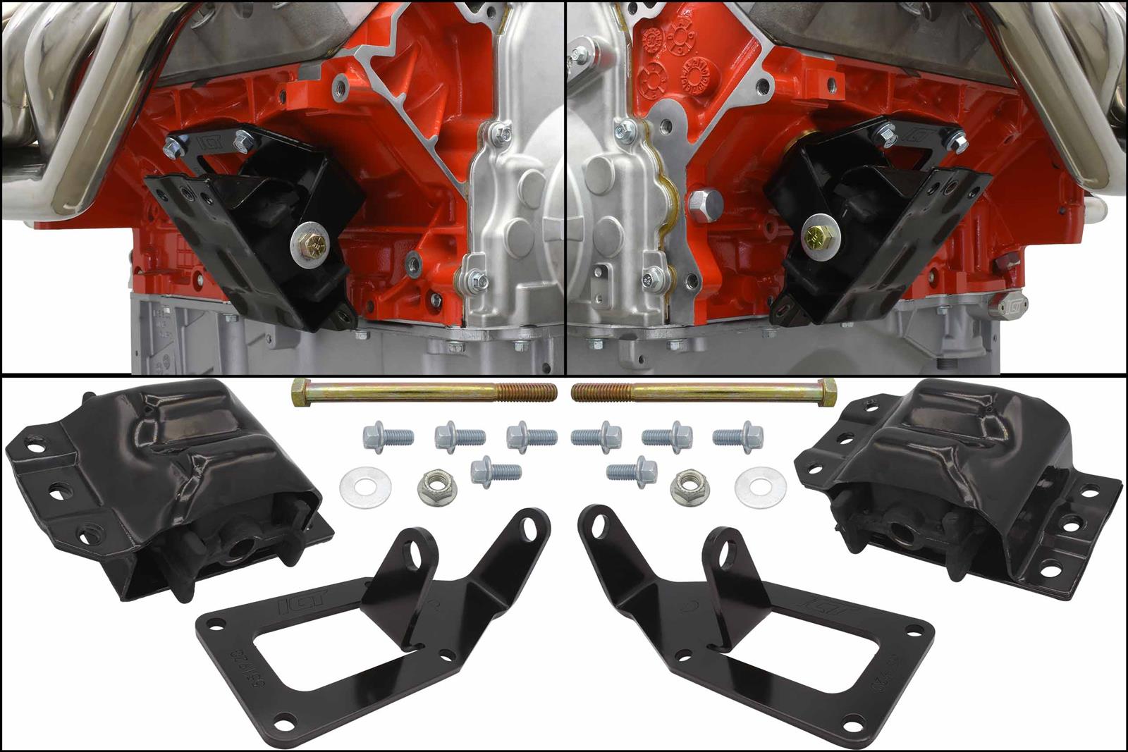ICT Billet 5510-KIT002EM ICT Billet Motor Mount Adapters | Summit Racing
