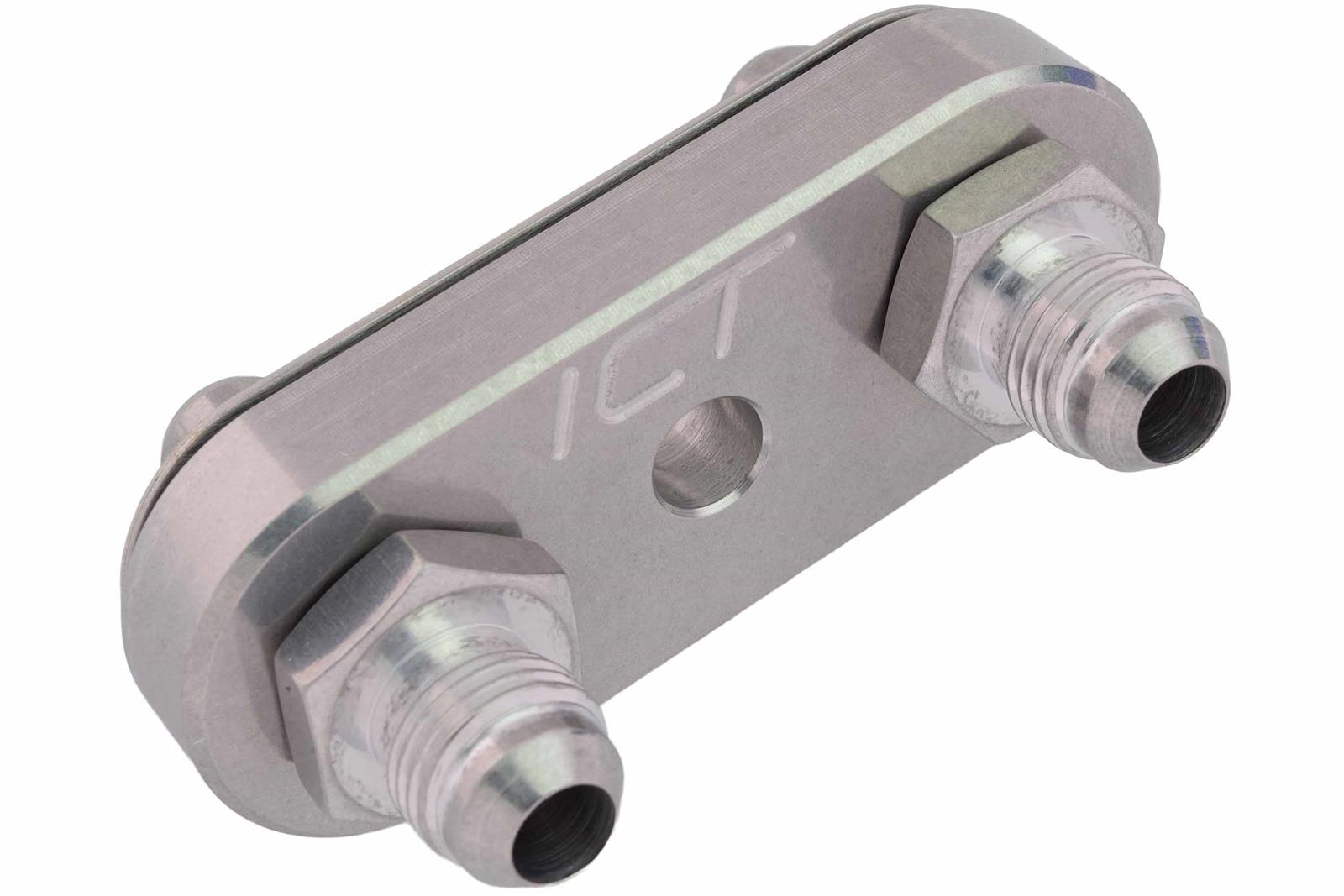 ICT Billet 551121-6AN ICT Billet Transmission Line Adapters | Summit Racing