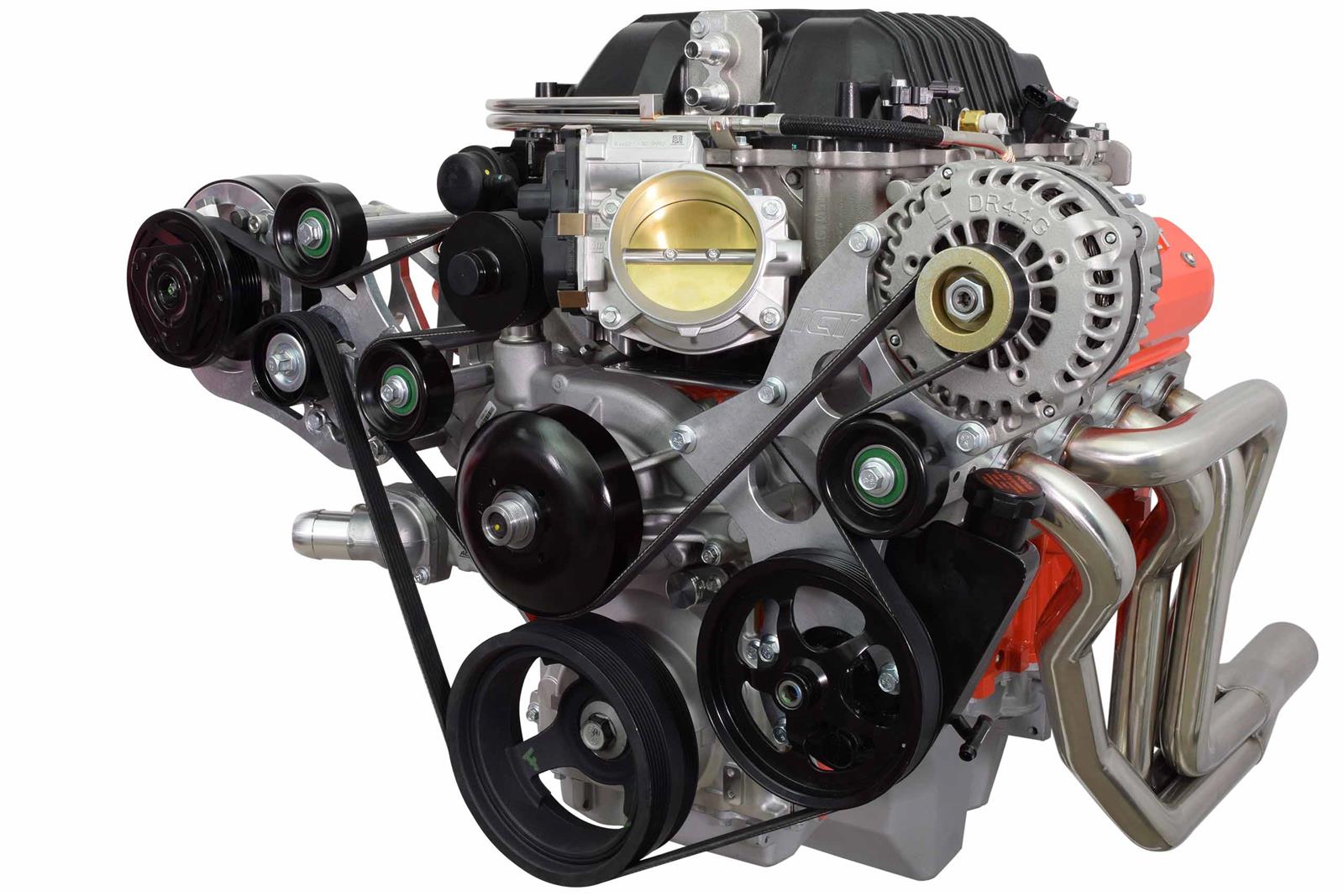 ICT Billet 551135-3-R4 ICT Billet Air Conditioning Compressor Brackets ...