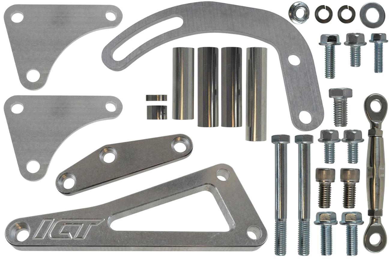 ICT Billet 551493 ICT Billet Alternator/Power Steering Bracket Kits ...