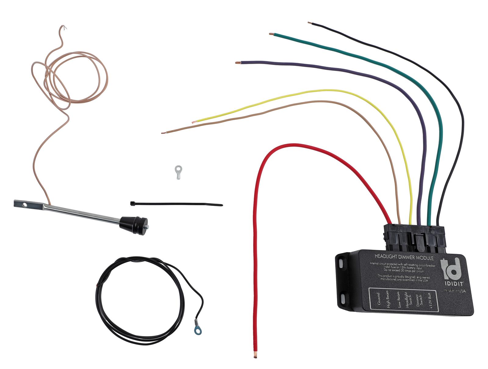 ididit 3100030151 ididit Headlight Dimmer Switch Kits | Summit Racing