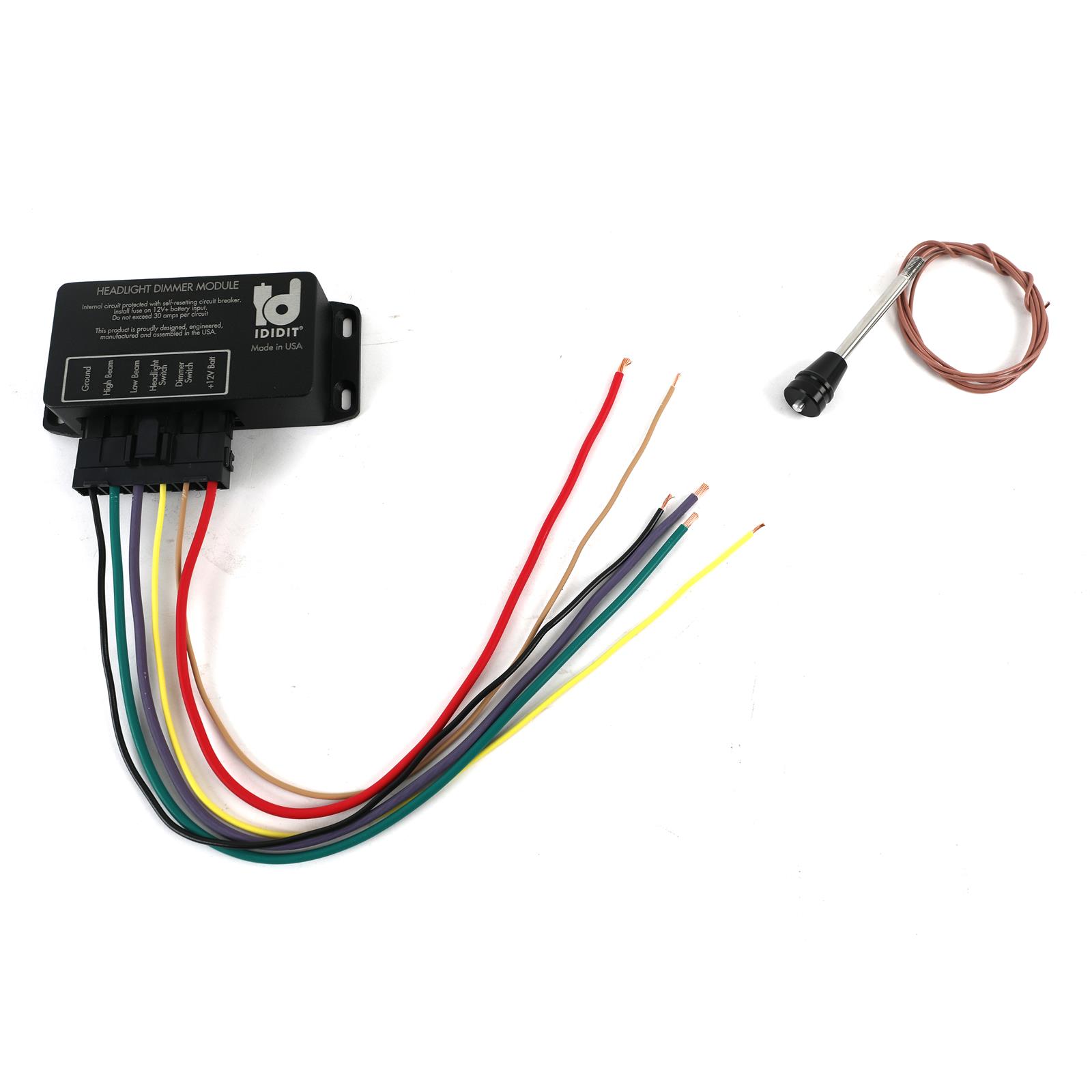 ididit 3100040151 ididit Headlight Dimmer Switch Kits | Summit Racing