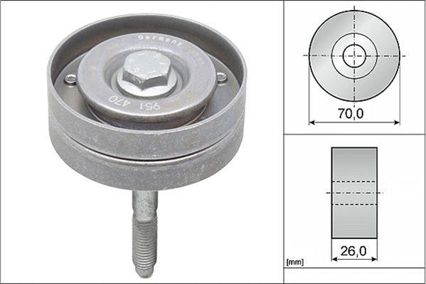 INA FP0596 INA Accessory Drive Idler Pulleys | Summit Racing