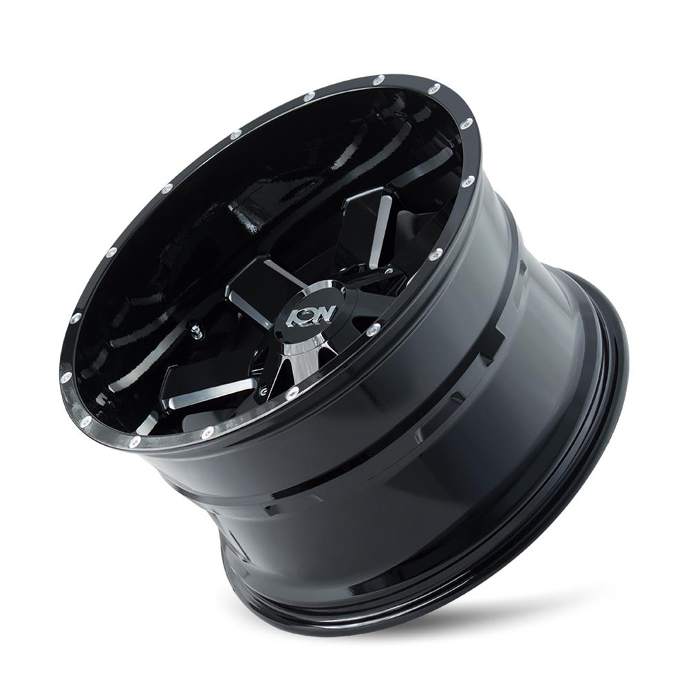 ION Alloy Wheels 141-2937M-3 ION Alloy Series 141 Gloss Black Milled ...