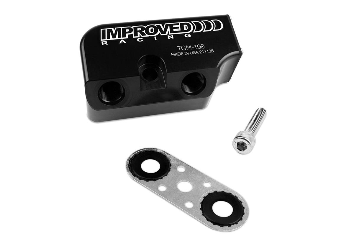 Improved Racing Products TGM-100-T1 Improved Racing Automatic Transmission Cooler Adapter with ...
