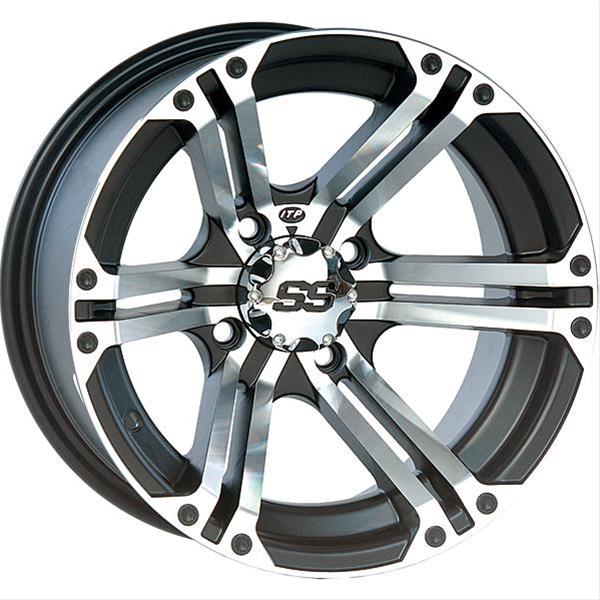 ITP 1428377404B ITP SS212 Black Machined Alloy Wheels | Summit Racing