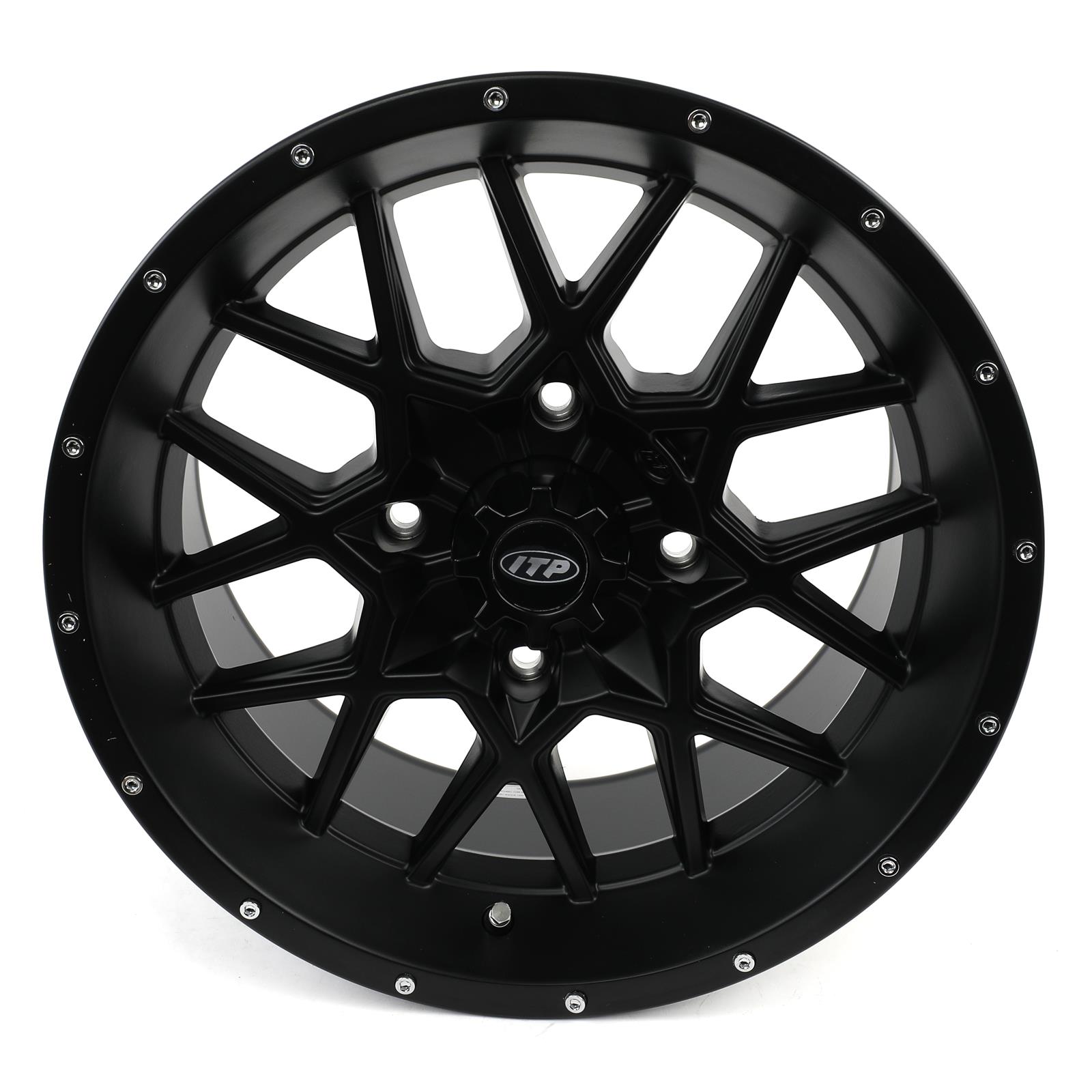 ITP 1621965017B ITP Hurricane Storm Series Black Alloy Wheels | Summit ...