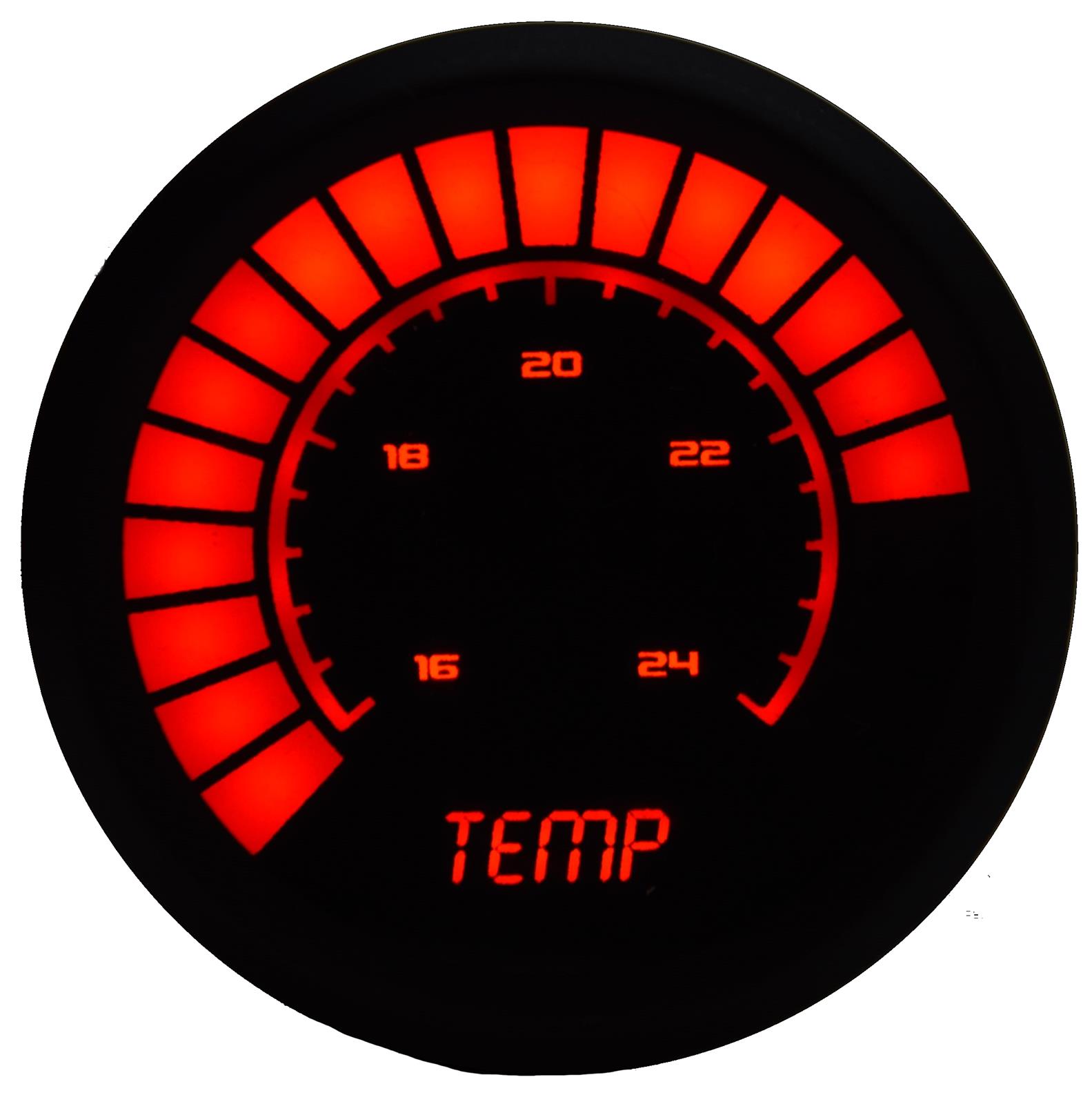 Intellitronix Corp B9113R Intellitronix LED Digital Gauges | Summit Racing
