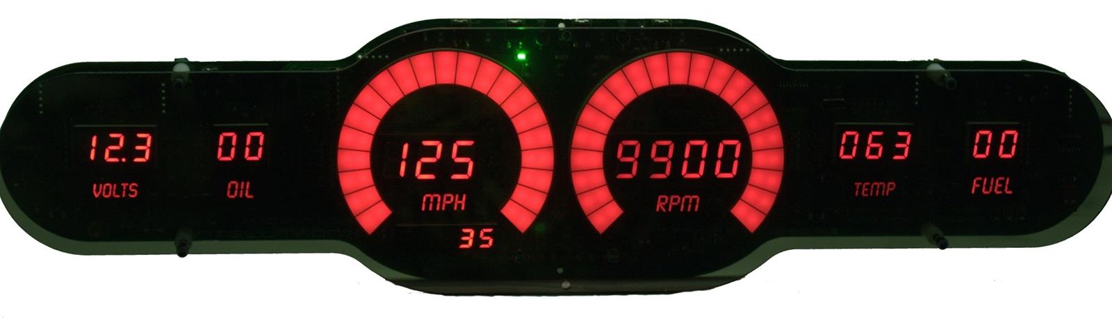 Intellitronix Corp DP10004R Intellitronix LED Digital Gauge Kits ...