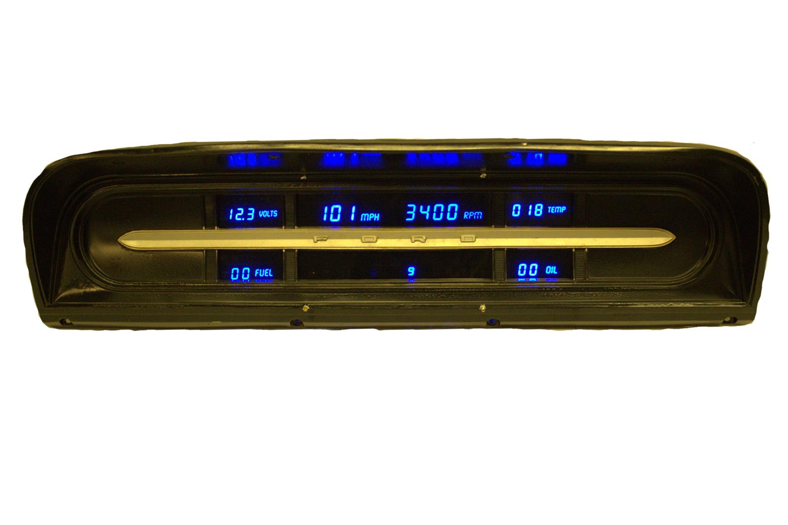 Intellitronix Corp DP1009B Intellitronix LED Digital Direct-Fit Gauge ...