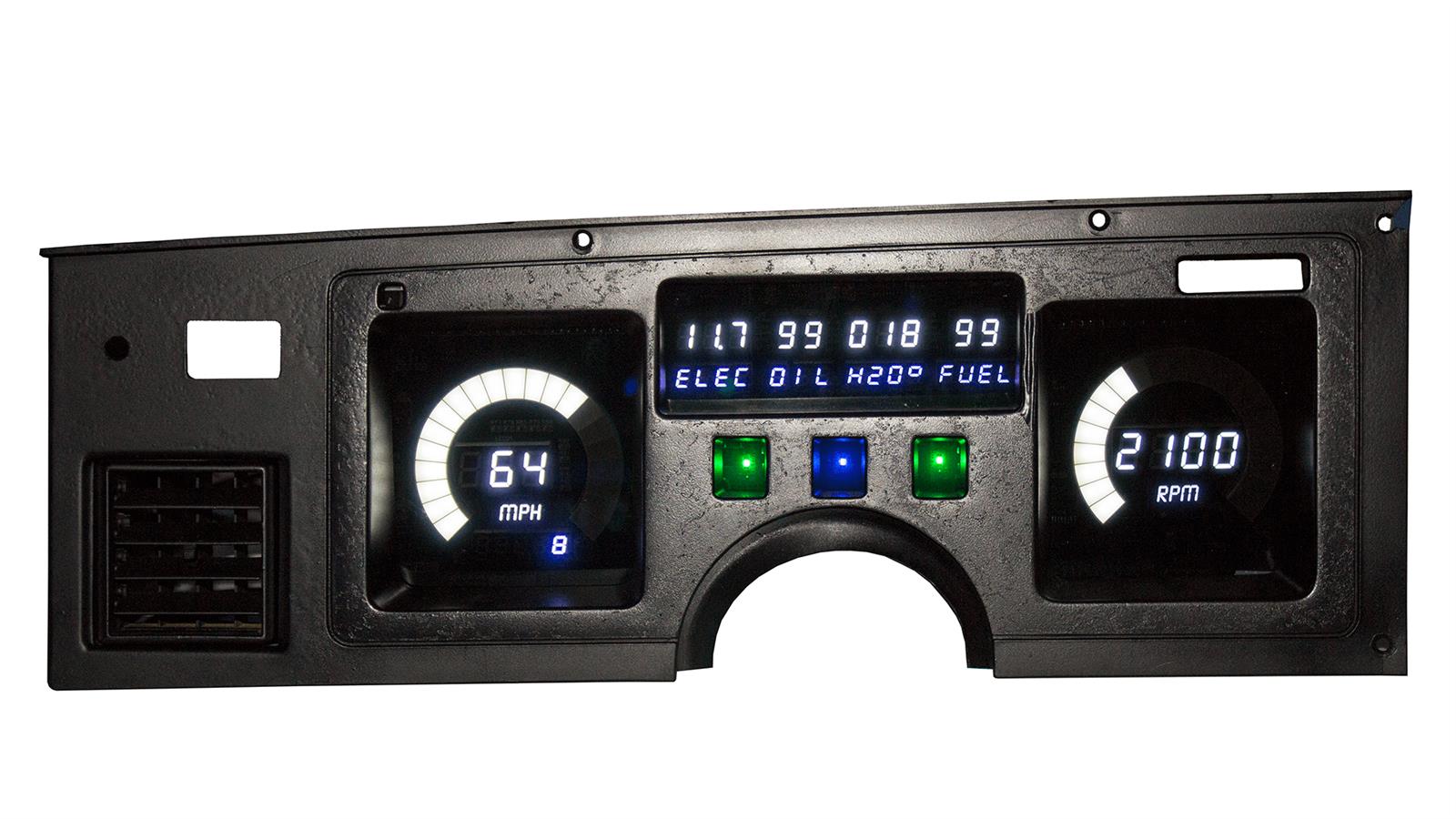 Intellitronix Corp DP2003W Intellitronix LED Digital Direct Fit Gauge ...