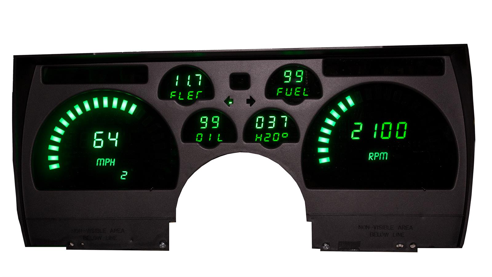 Intellitronix Corp DP4005G Intellitronix LED Digital Direct-Fit Gauge ...