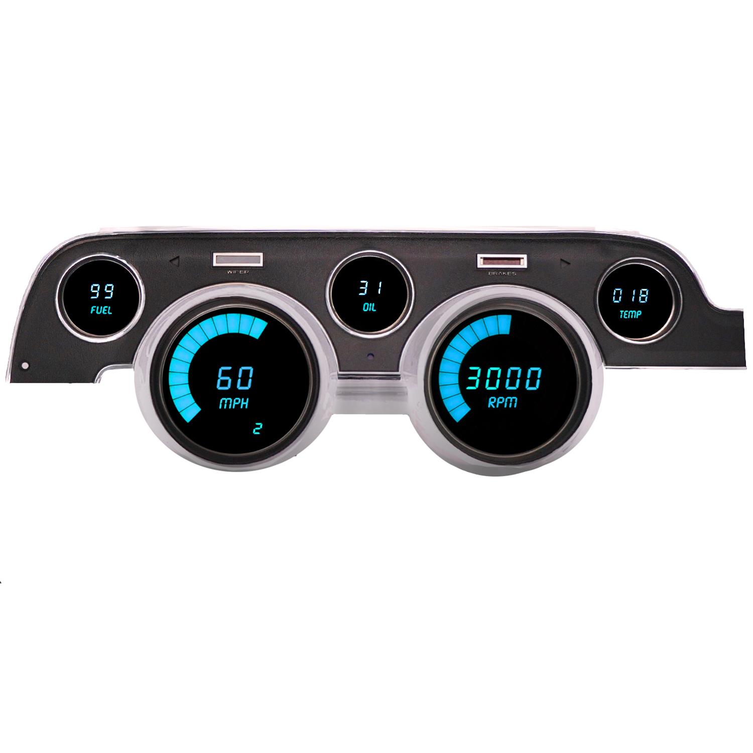 Intellitronix Corp DP7002T Intellitronix 1967-1968 Ford Mustang Digital ...