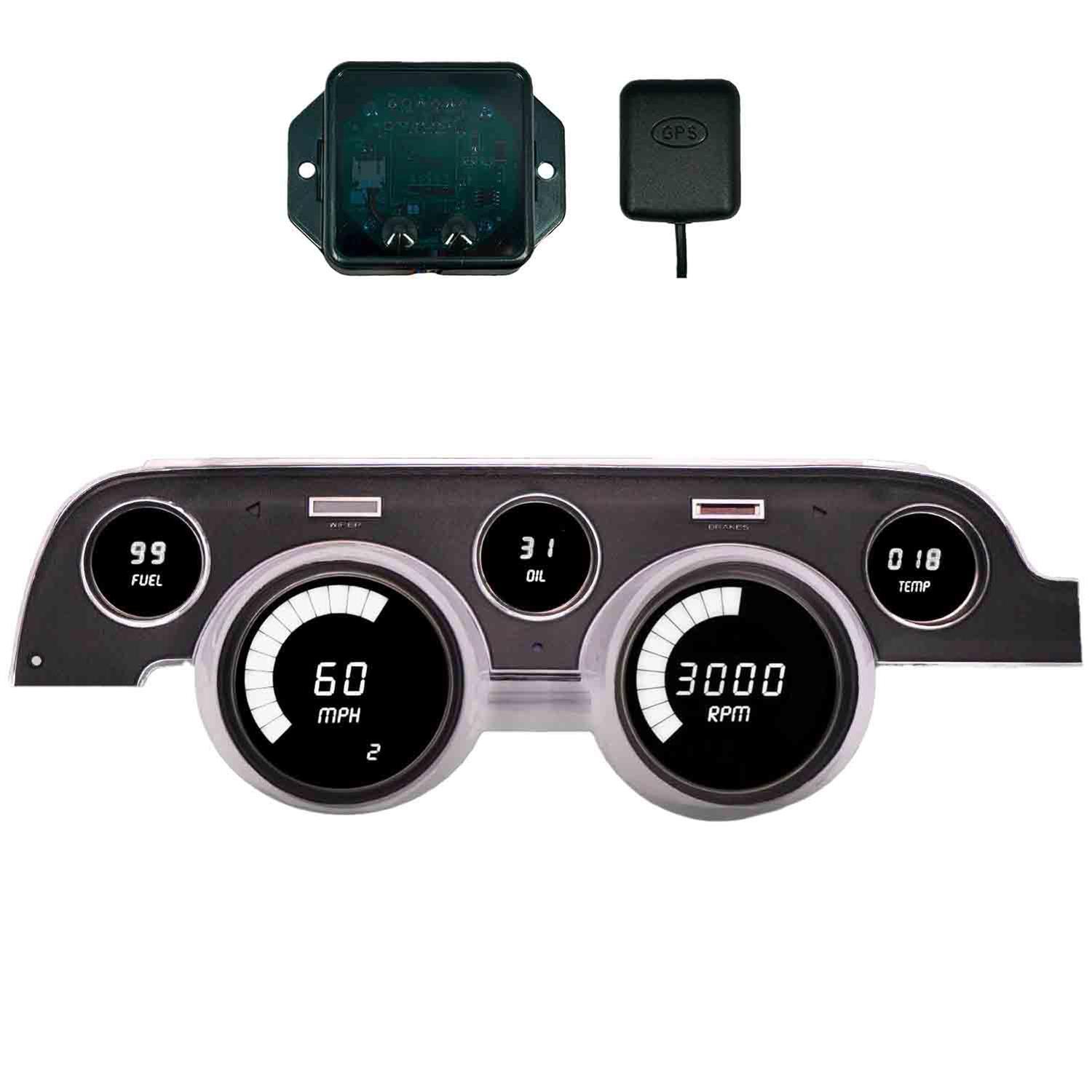 1967 FORD MUSTANG Intellitronix Corp DP7002W-S9020 Intellitronix 1967 ...