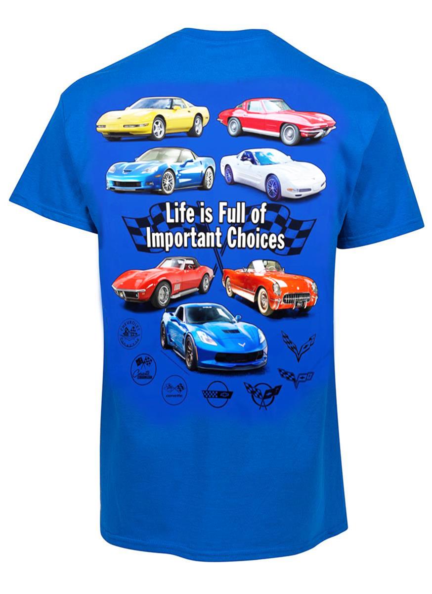 Corvette Important Choices T-Shirt | Summit Racing
