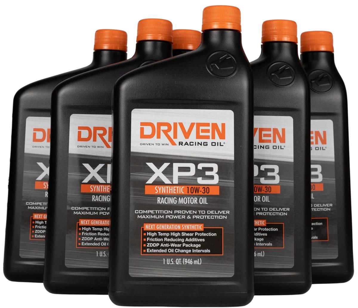 Driven Racing Oil 00306-6 Driven Racing Oil XP3 Synthetic Racing Motor ...