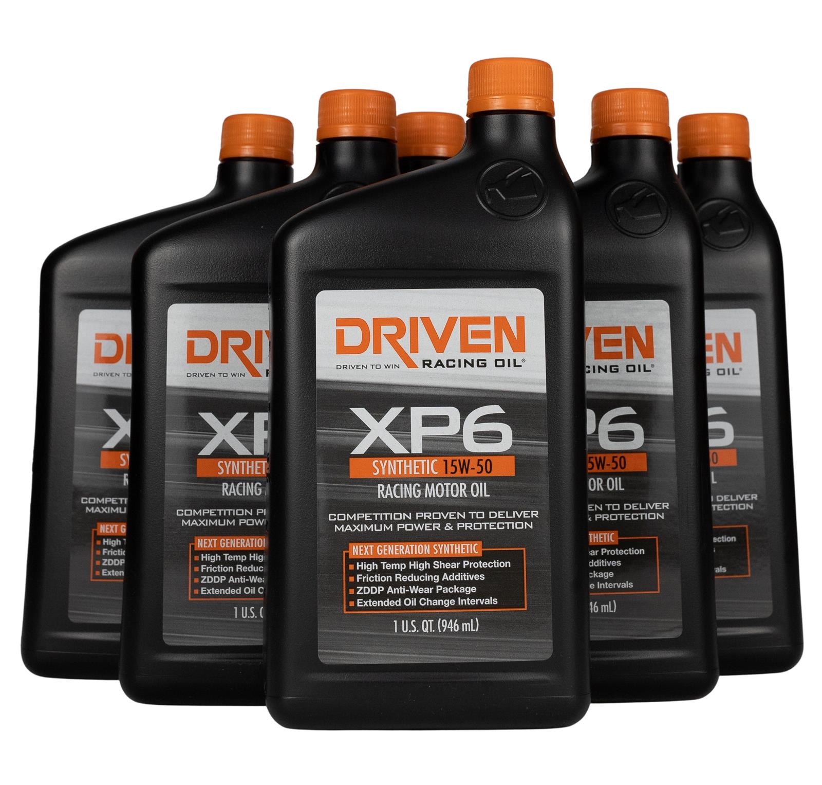 Driven Racing Oil 01006-6 Driven Racing Oil XP6 Synthetic Racing Motor ...